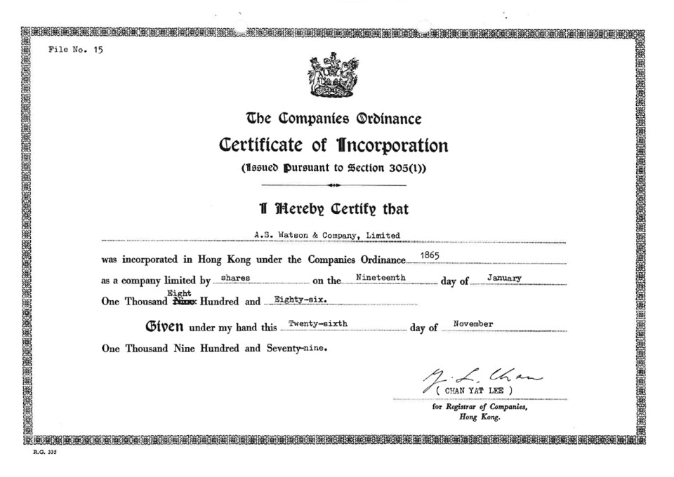 Our History | 185 Years Anniversary | AS Watson Group - A member of CK ...